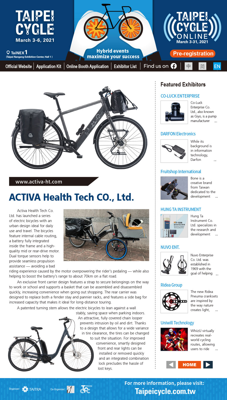 Taipei Cycle 2021